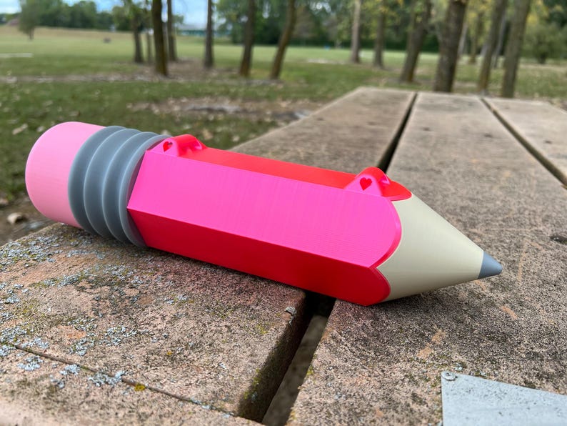 PENCIL Pencil Case With Strap! Compartments for Both Pencils and ...