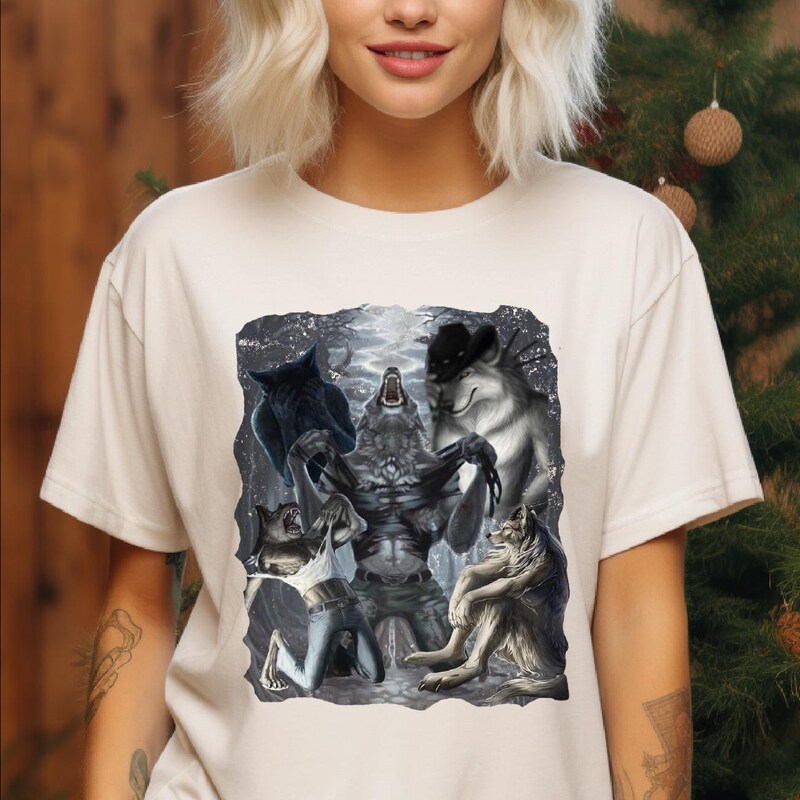 Werewolf Ripping Shirt - Etsy