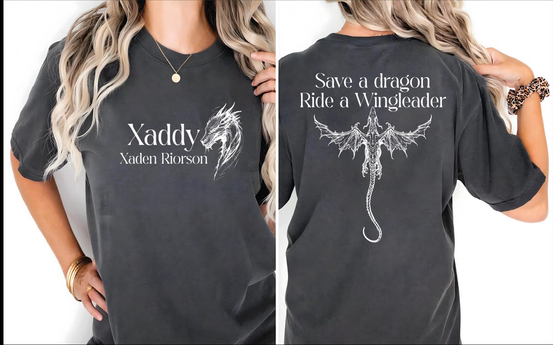 Comfort Colors Xaddy Shirt, Xaden Riorson Shirt, Xaden Fourth Wing ...