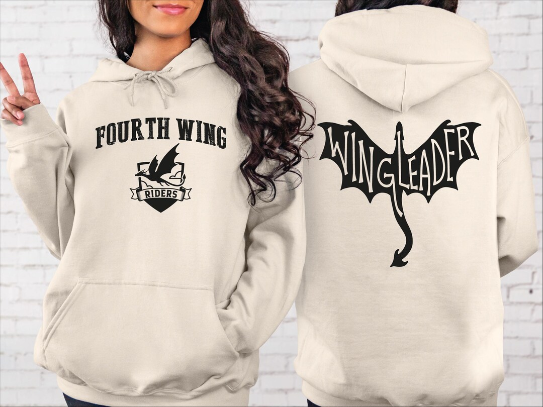 Wing Leader Fourth Wing Sweatshirt, Fourth Wing Merch, Scribe Quadrant ...