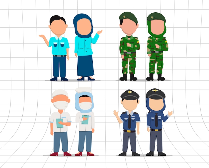 Person Animation Bundle, Jpg Png AI SVG EPS Files, Digital Artwork and ...