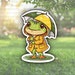 Frog in the Rain Sticker 3 - Etsy