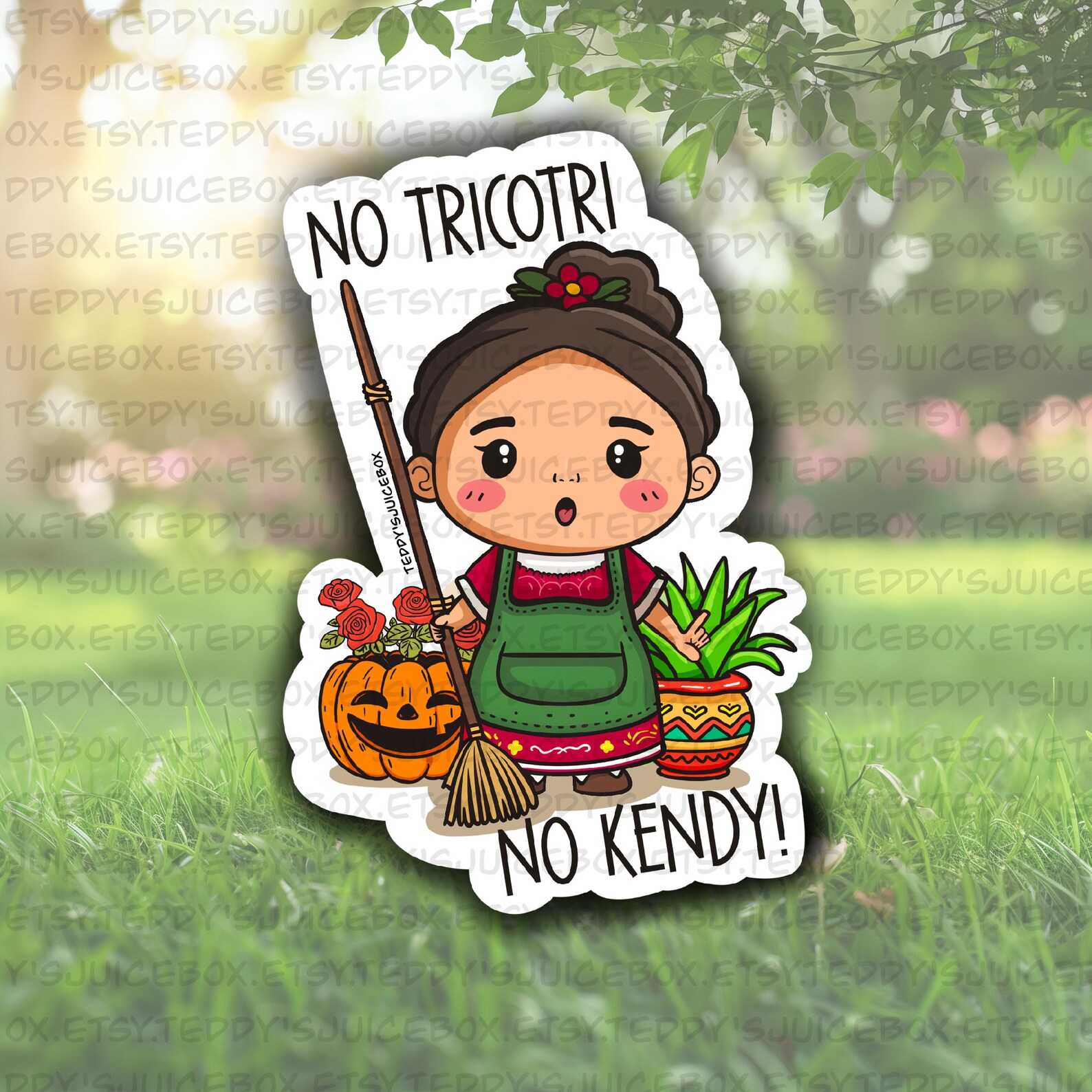 No Tricotri No Kendy Mexican Mom Sticker - Etsy