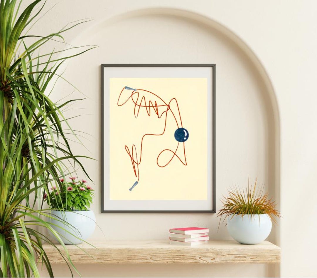 Digital Download Wall Art "bolo Tie" Printable Wall Art Minimalist Wall ...
