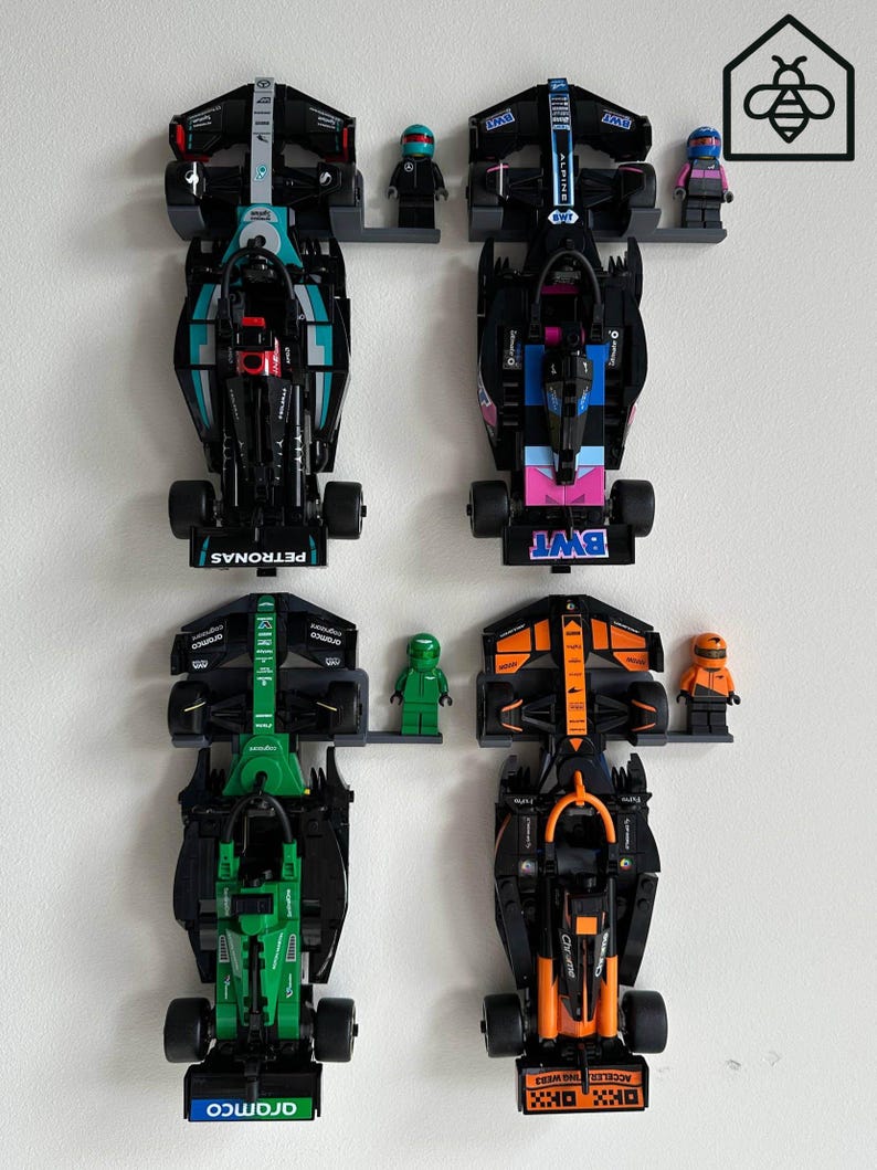 3D Printed Wall Mount Hook for Lego Speed Champions F1 Cars - Etsy