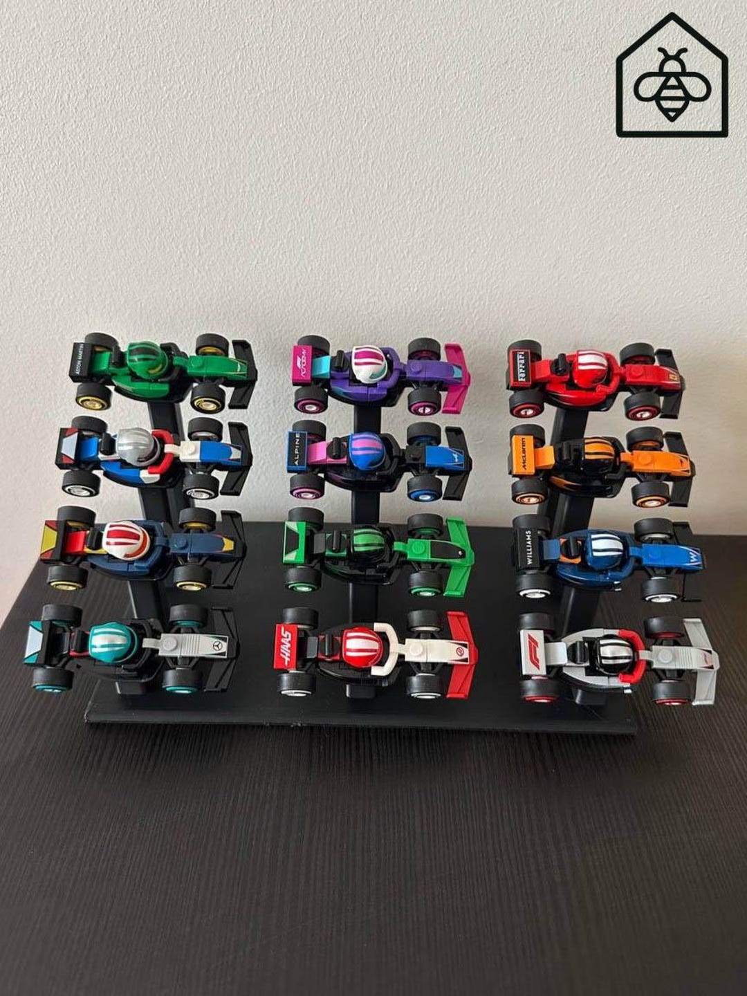 Stand Display for All 12 Lego Formula One 71049 F1 Collectible Race ...