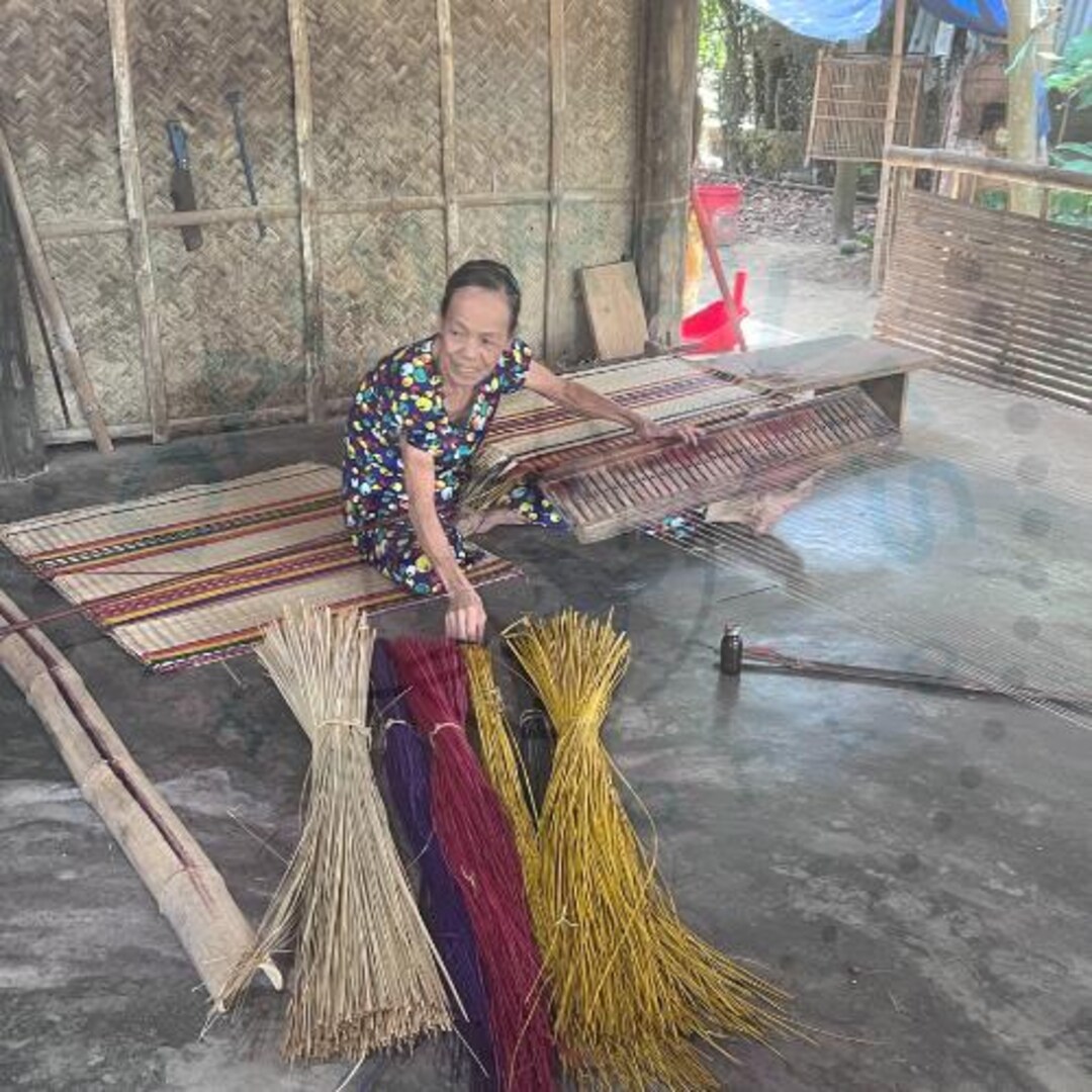 Capture the Soul of Vietnam: Traditional Vietnamese Woman Weaving Floor ...