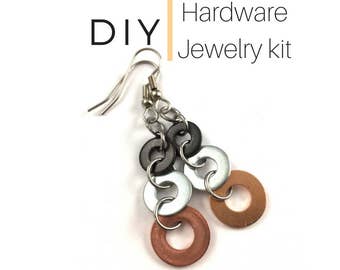 Bracelet Jewelry Kit Mixed Metal Hardware Jewelry | Etsy