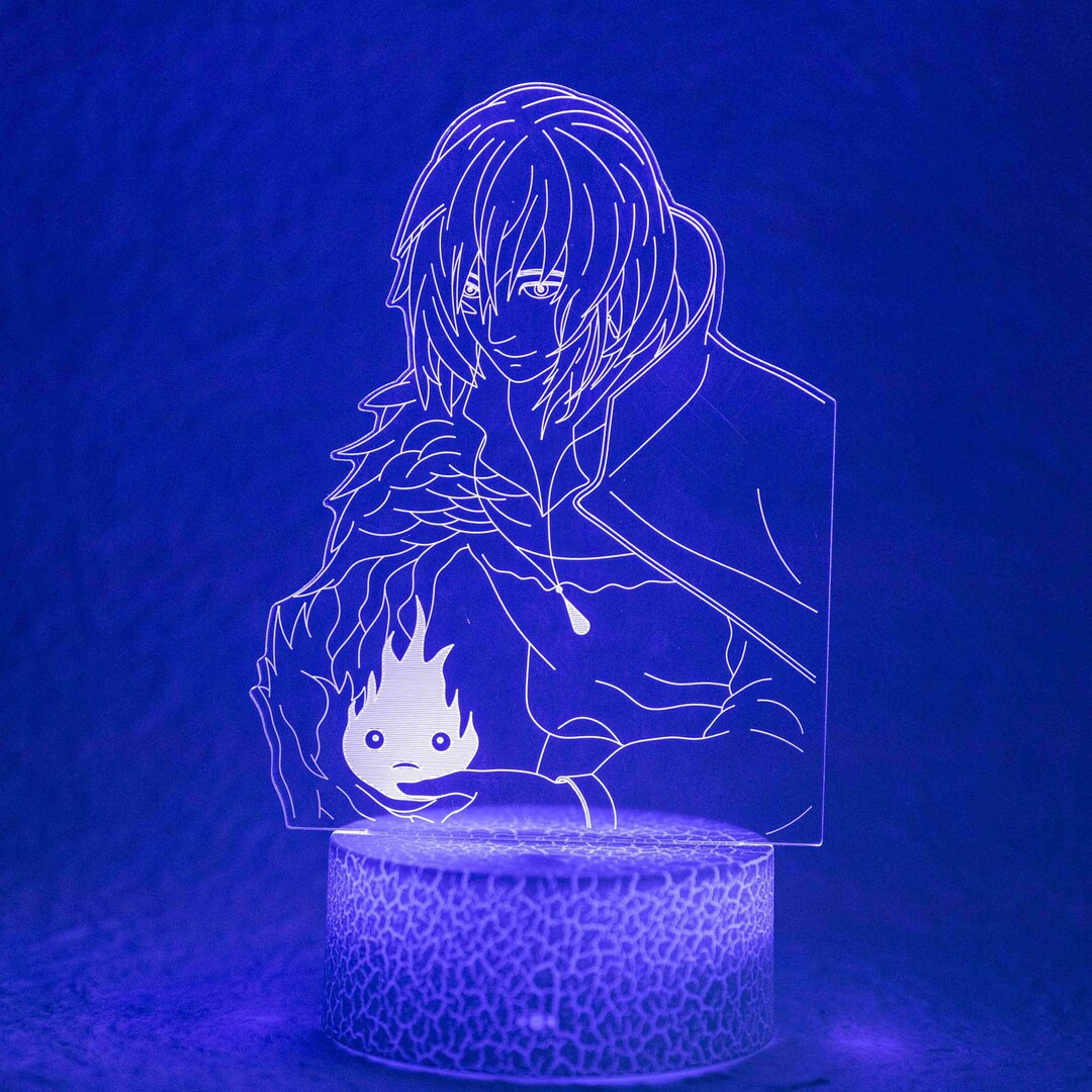 Howl LED Desk Light/nightlight,howl Acrylic Night Light,howls Night ...