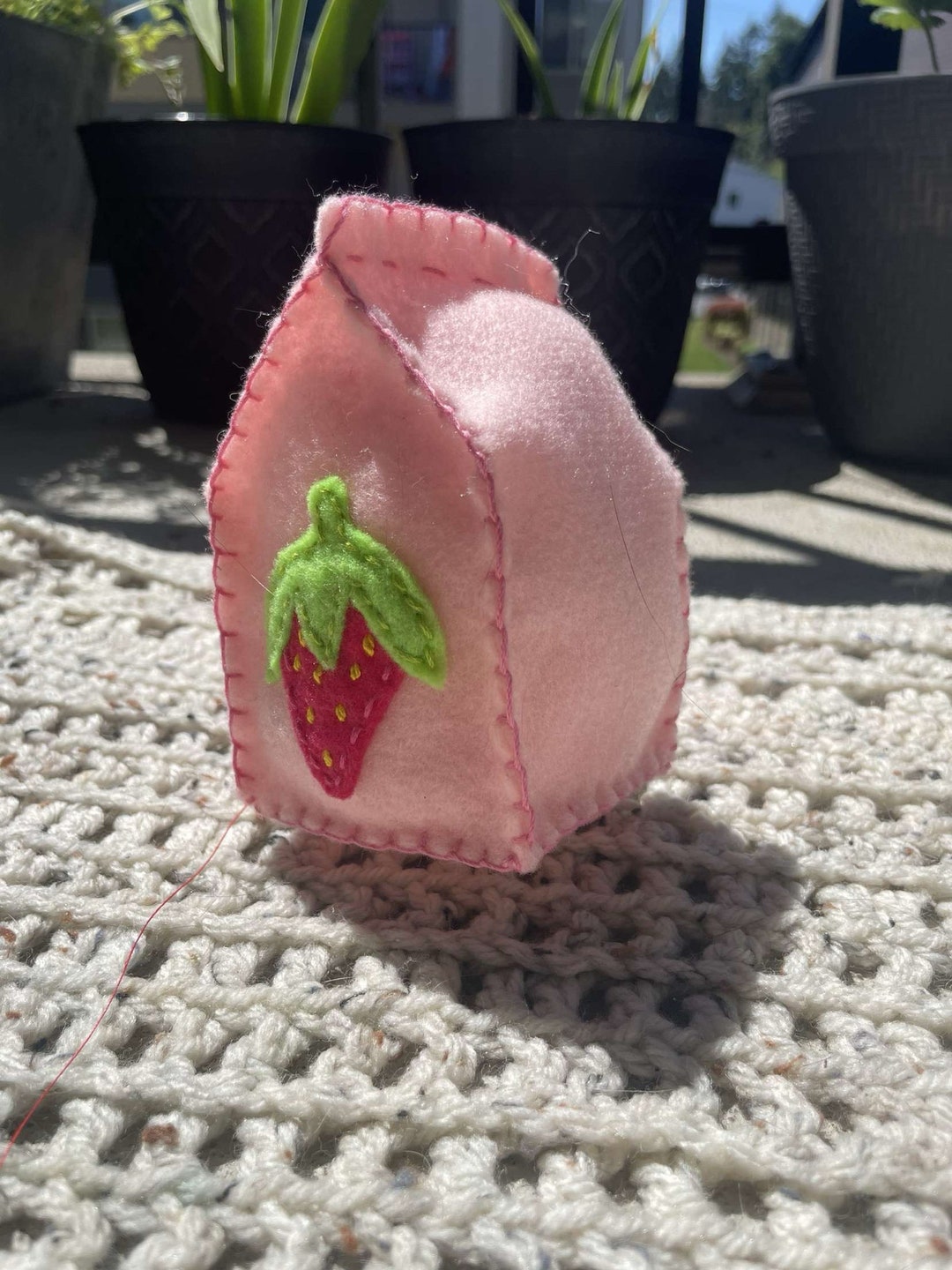 Strawberry Milk Cat Toy - Etsy