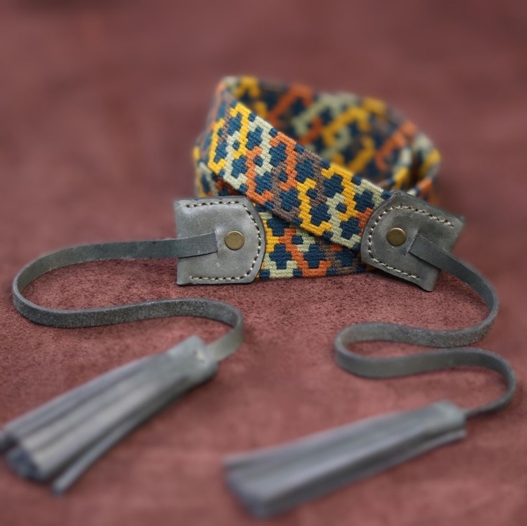 Premium Handwoven Persian-inspired Gilim kilim Belt With Adjustable ...