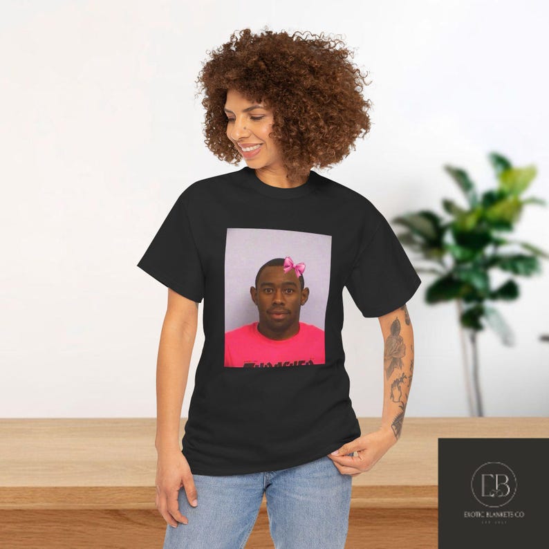 Tyler the Creator Mugshot Tee, Unisex Graphic T-shirt, Hip Hop Rapper ...