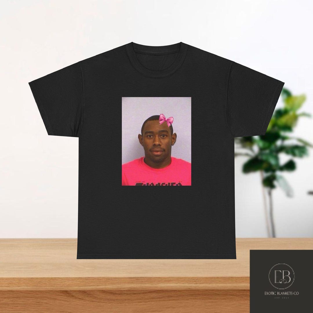 Tyler the Creator Mugshot Tee, Unisex Graphic T-shirt, Hip Hop Rapper ...