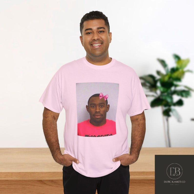 Tyler the Creator Mugshot Tee, Unisex Graphic T-shirt, Hip Hop Rapper ...