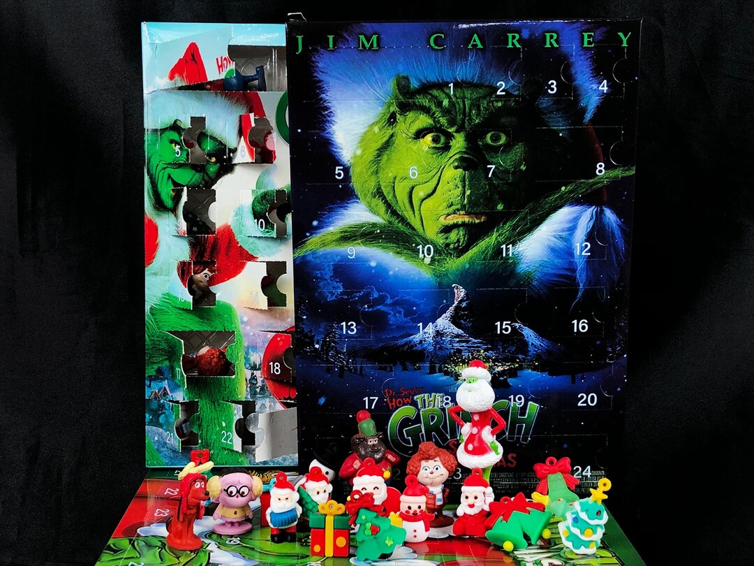 Grinch Christmas Ornament Blind Box-grinch Santa Claus Green Monster ...