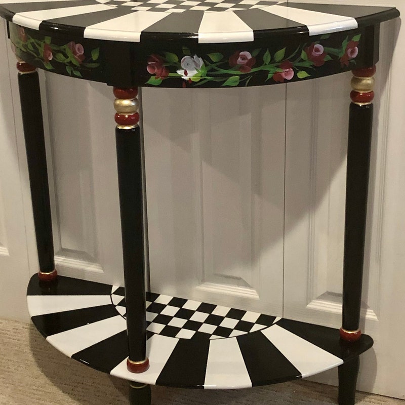 Half Moon Table - Etsy