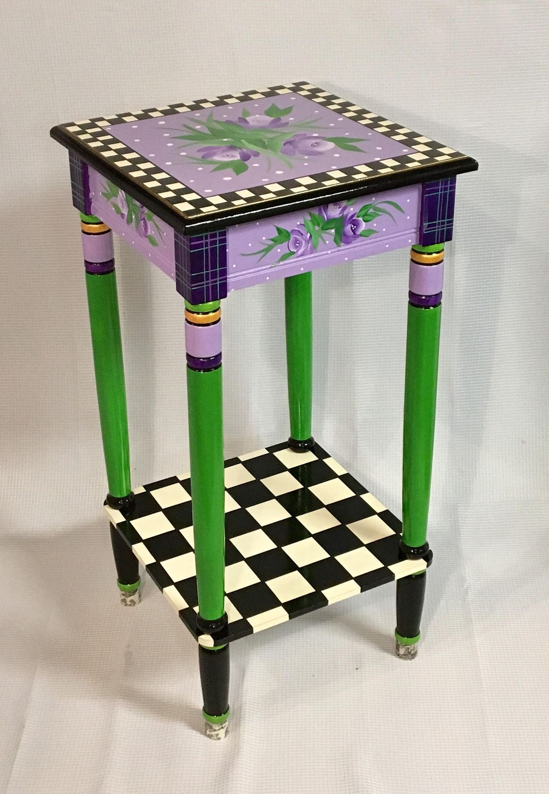 Painted Furniture, Whimsical Painted Furniture, Whimsical Painted Table ...