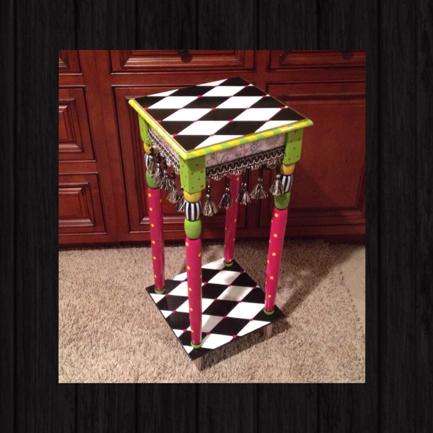 Whimsical Painted Furniture Whimsical Painted Table // - Etsy