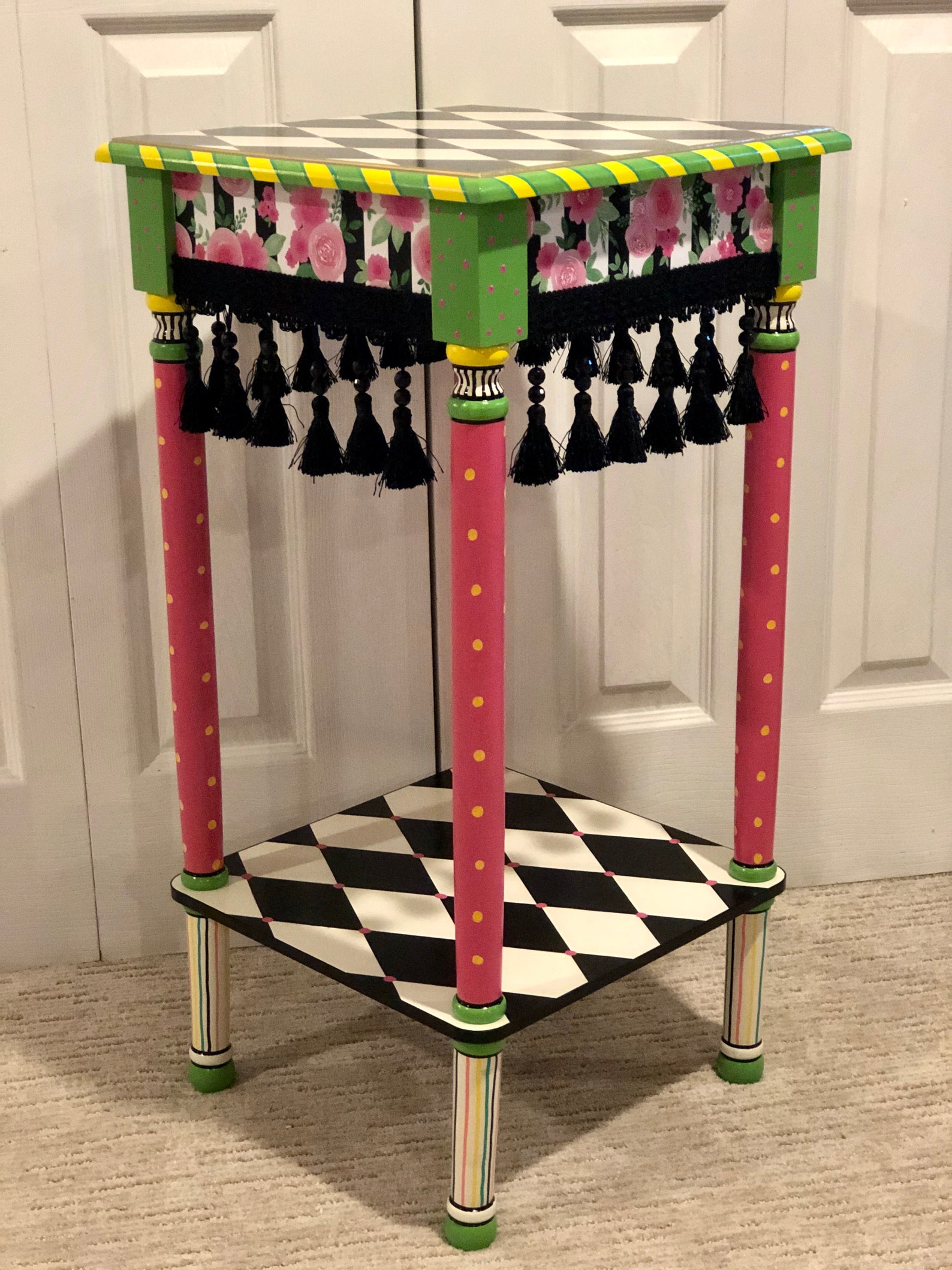 Whimsical Painted Furniture Whimsical Painted Table // - Etsy