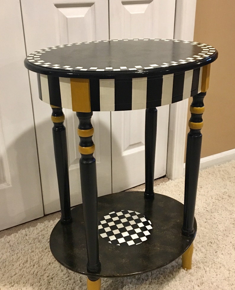 Whimsical Painted Furniture Whimsical Painted Table Alice in - Etsy