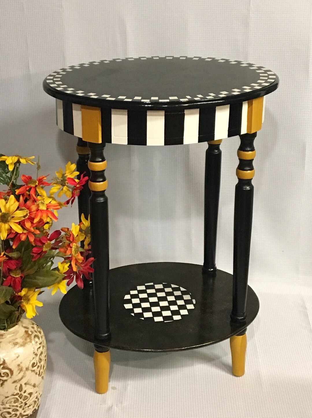 Whimsical Painted Furniture, Whimsical Painted Table, Alice in ...