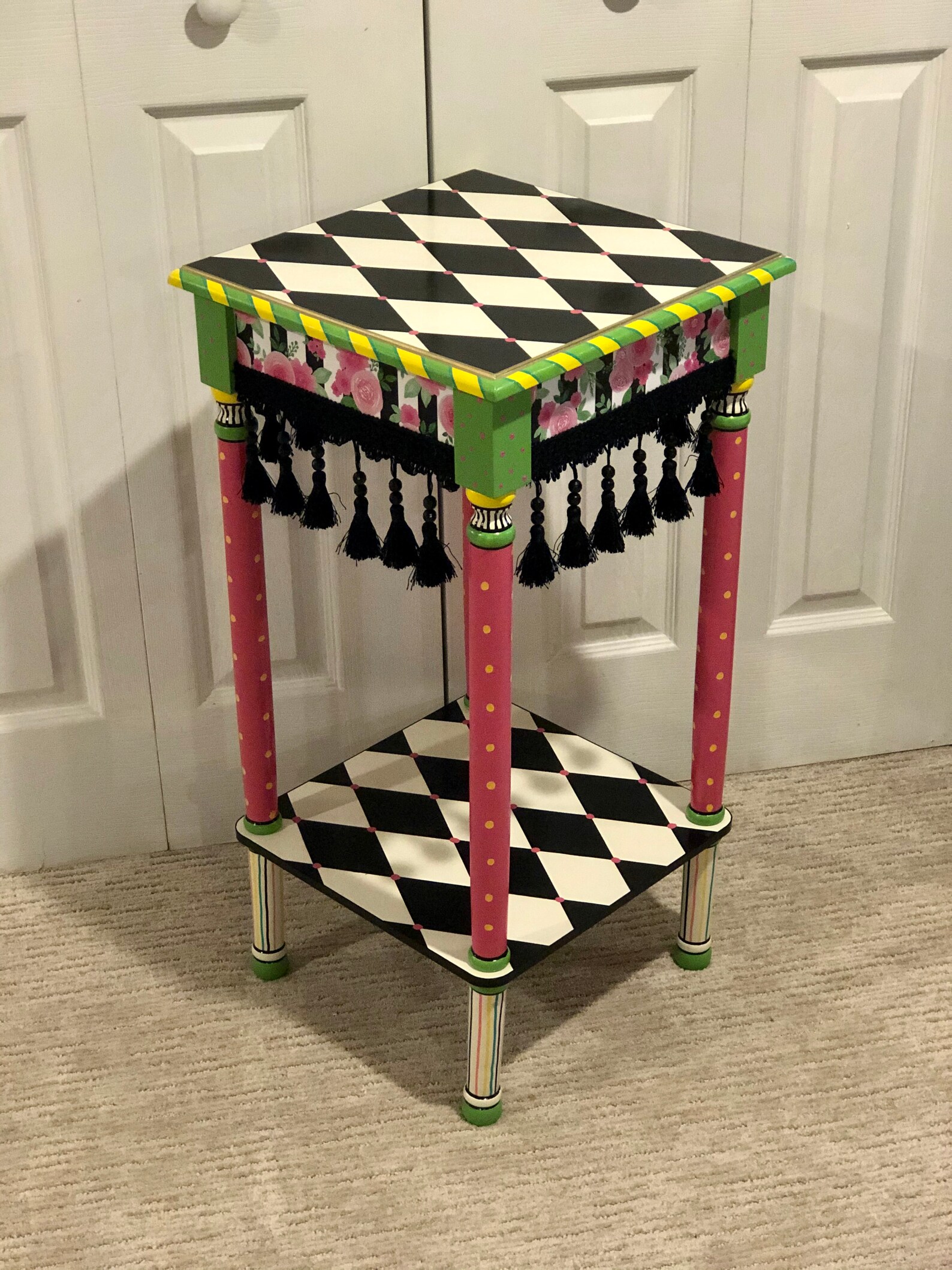Whimsical Painted Furniture Whimsical Painted Table // - Etsy