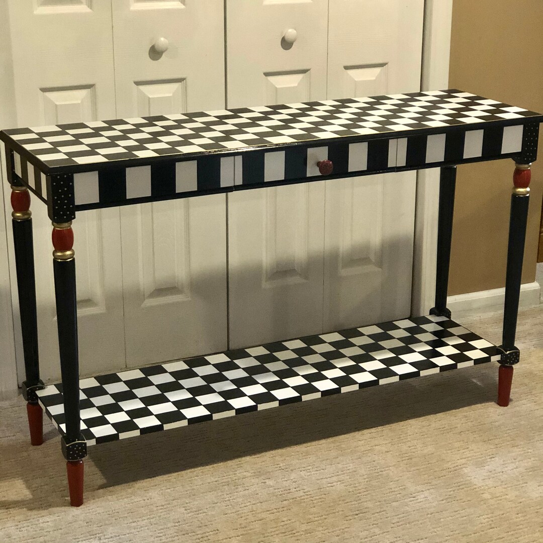 Whimsical Painted Table, Whimsical Painted Furniture, Hand Painted ...