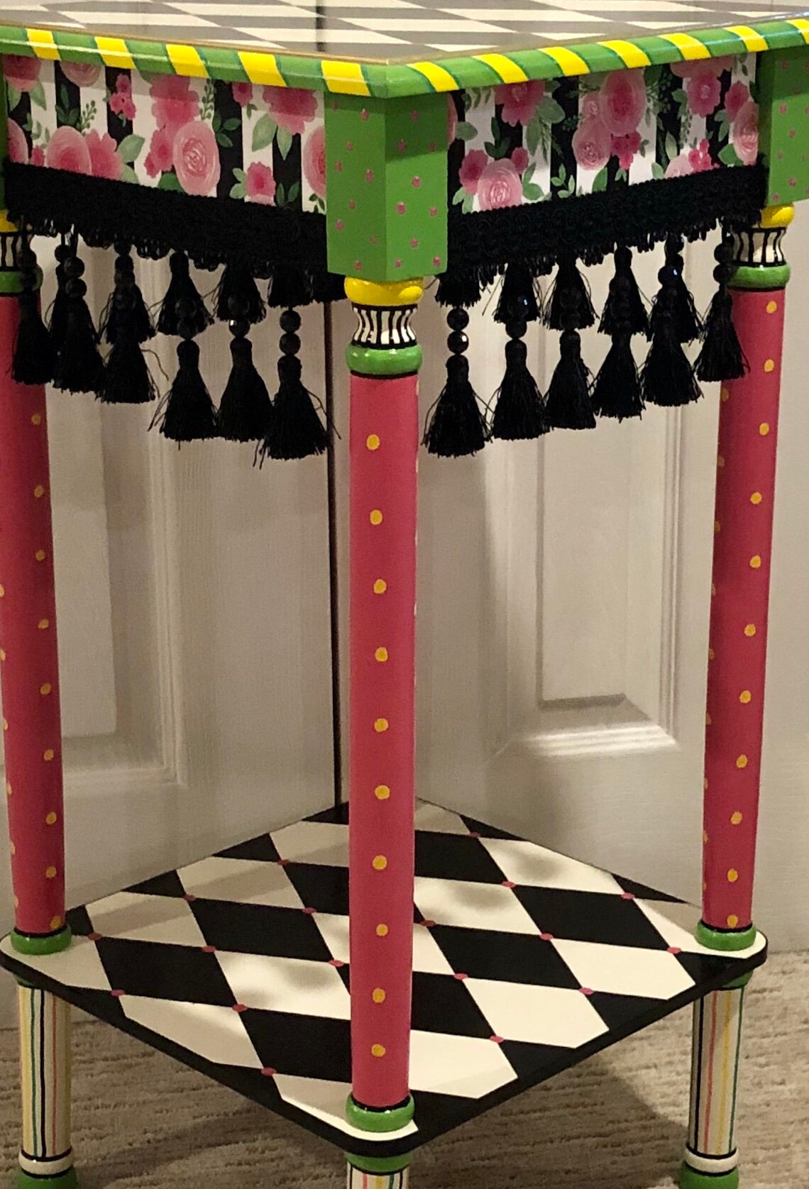 Whimsical Painted Furniture Whimsical Painted Table // - Etsy