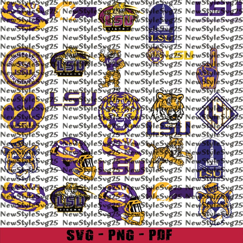 Lsu Svg - Etsy