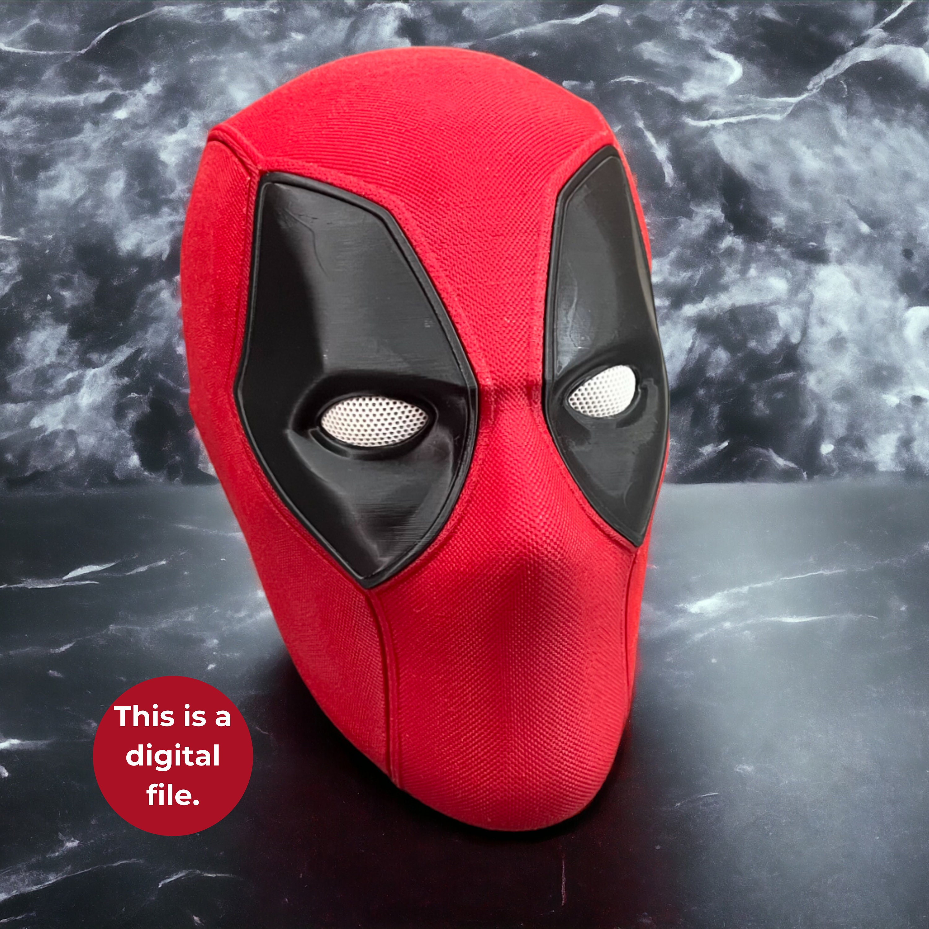 3D Deadpool Mask STL File , Deadpool Mask Digital STL File With ...