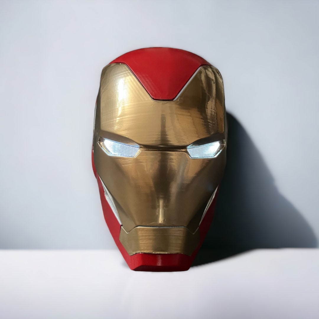 Ironman Mask Raw Print, Ironman Mask With Magnetic Connections, 3D ...