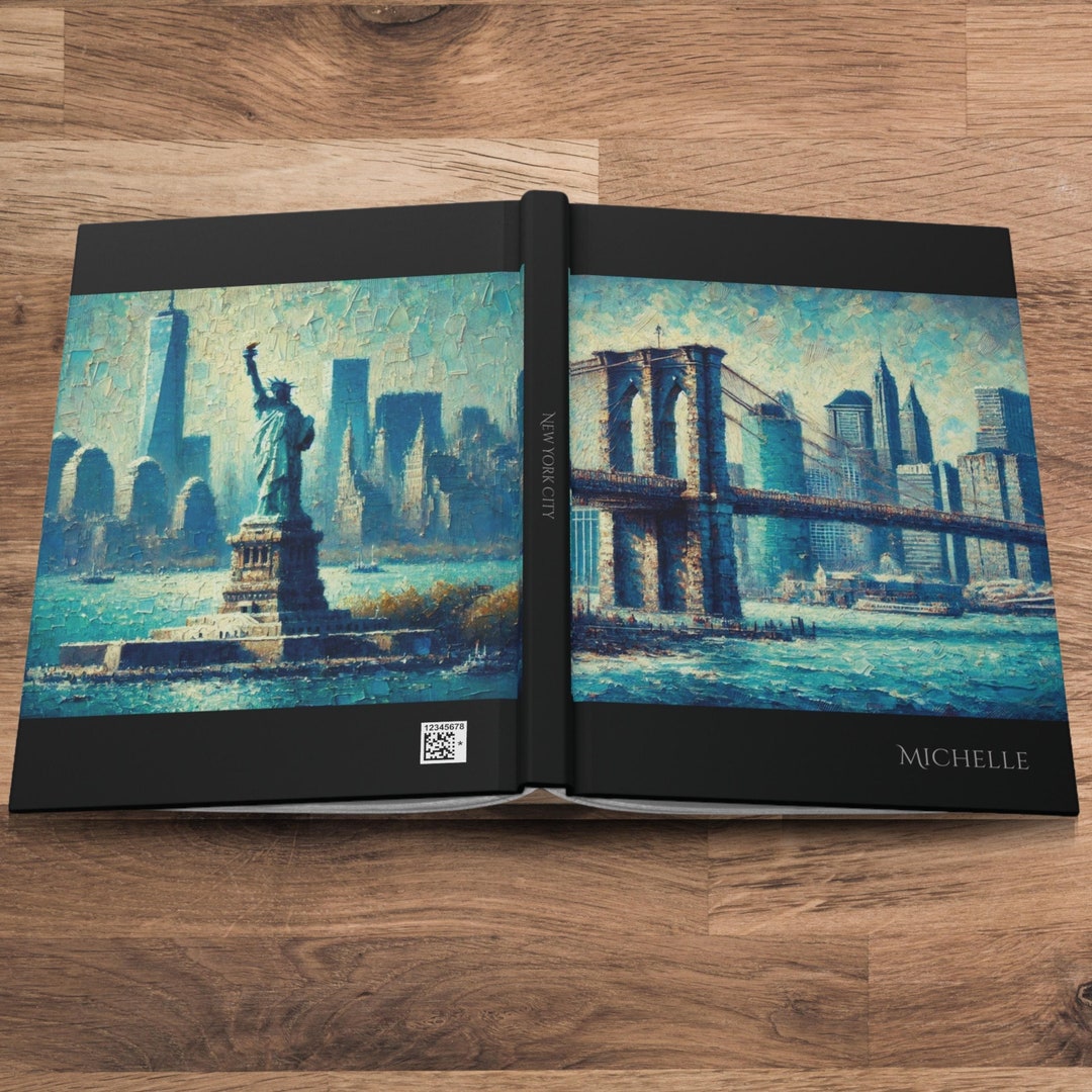 Personalized NEW YORK CITY Journal | Original Oil Paint Style Art ...