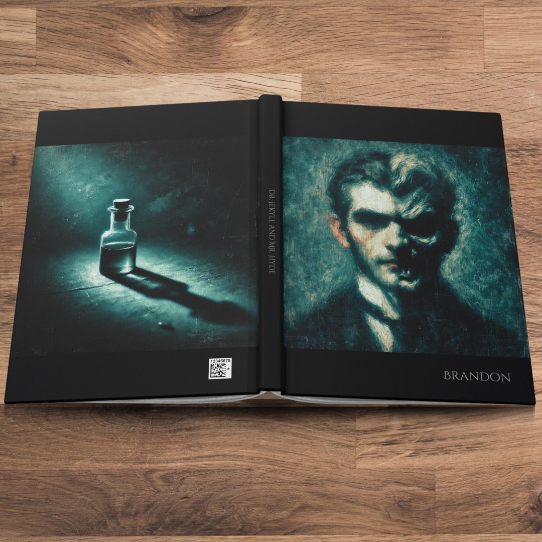 Personalized JEKYLL & HYDE Journal | Original Oil Paint Style Art ...