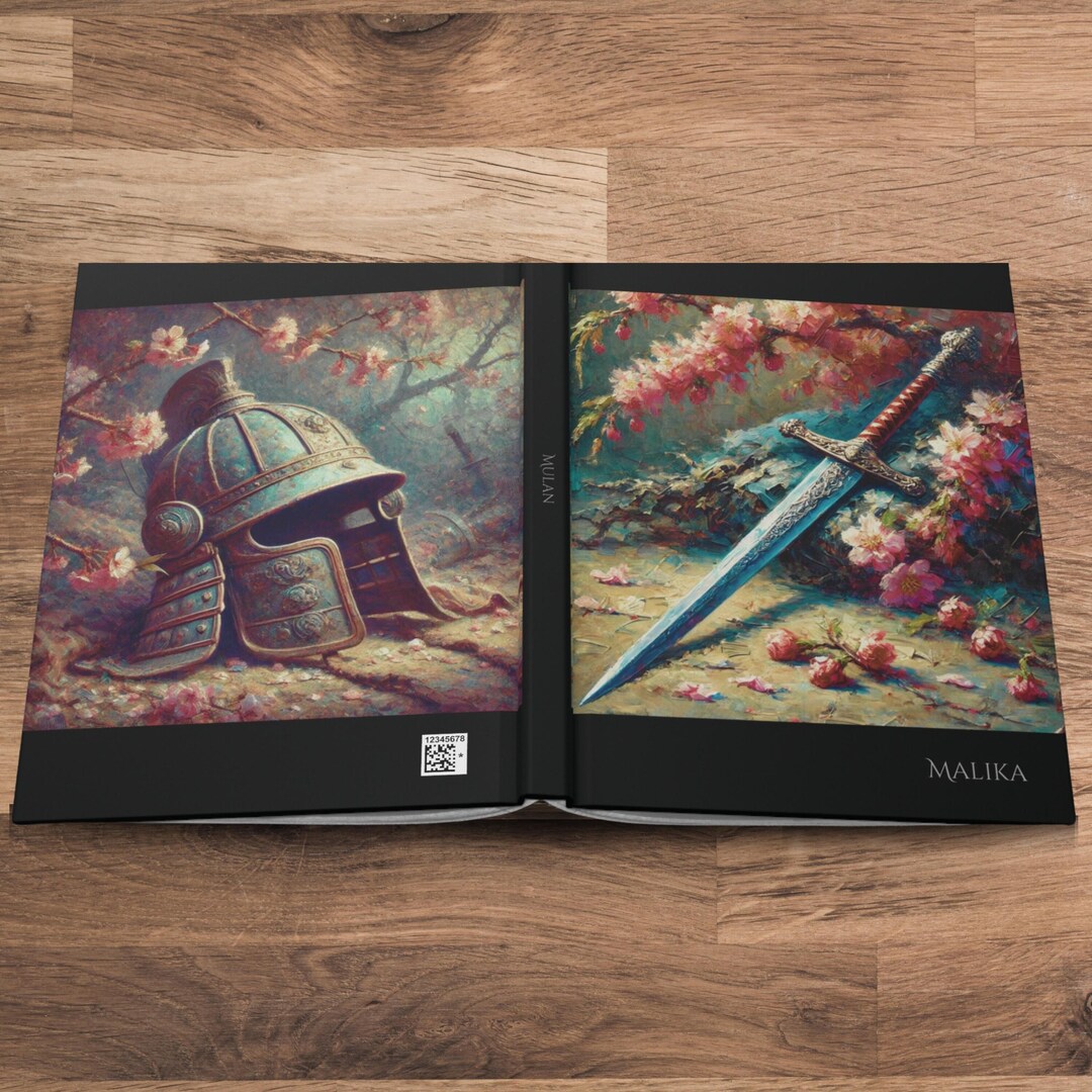Personalized MULAN Journal | Original Oil Paint Style Art | Unique ...