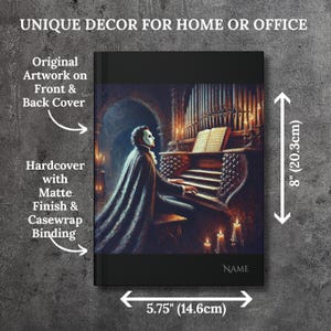 Personalized PHANTOM OF the OPERA Journal | Original Oil Paint Style ...