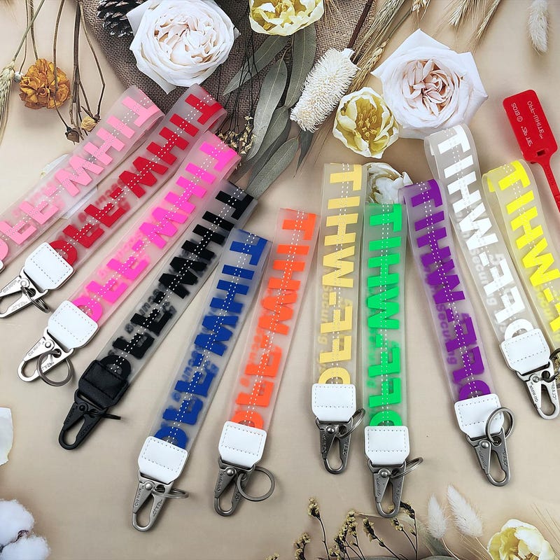 Off White Lanyard - Etsy
