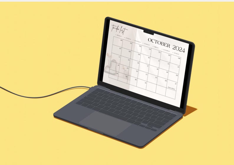 Minimalist October 2024 Calendar With To-do List Elegant Monthly ...