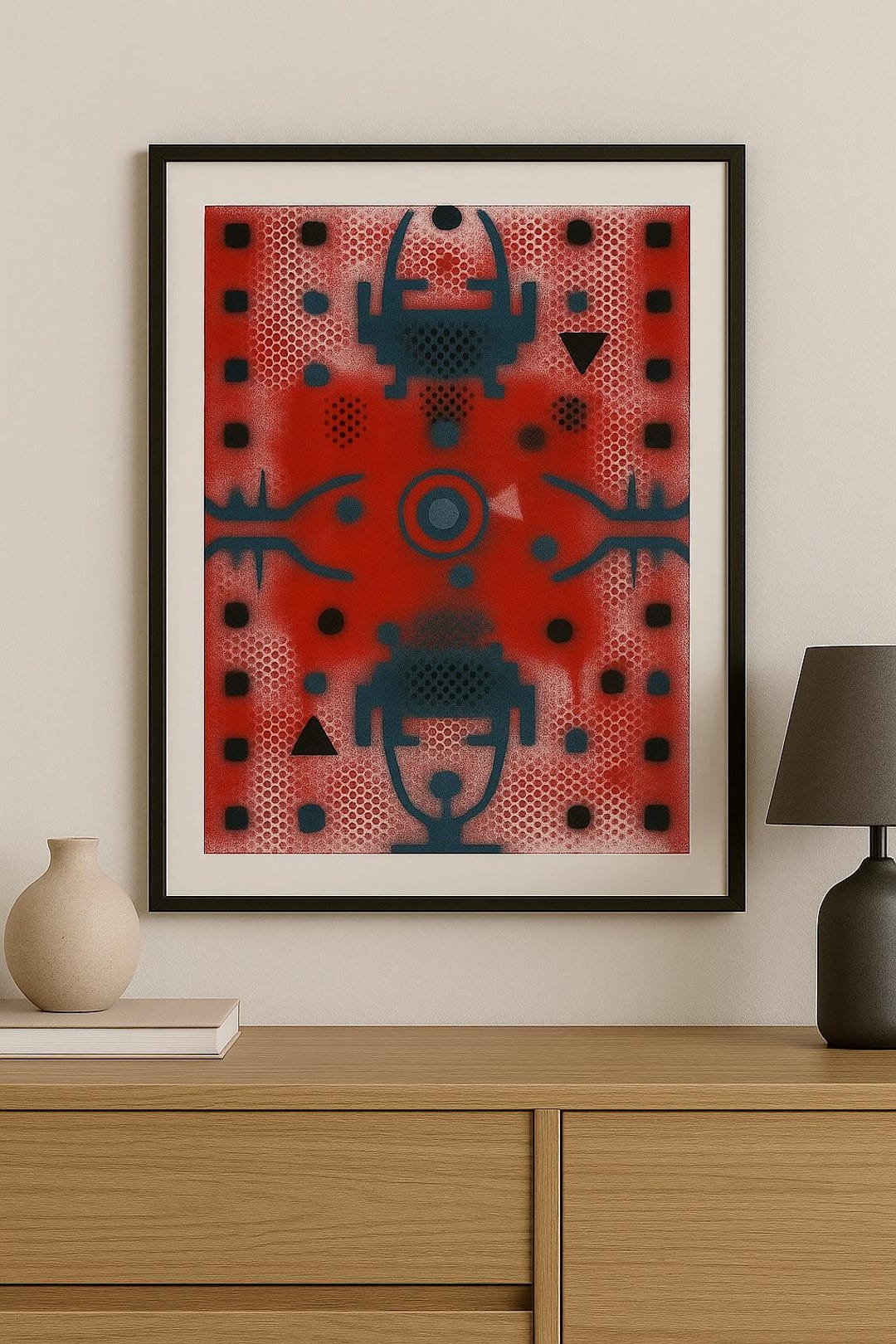 Spray-gate Node Scroll [v2] – Red Signal Codex / Futuristic Glyph ...