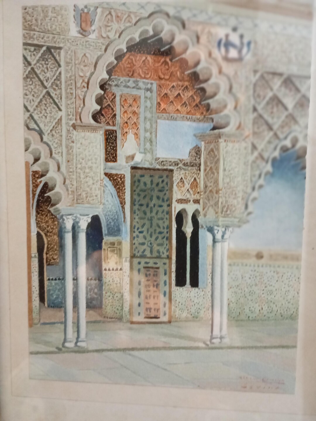 Beautiful Arabian Scene, Very Fine Work. Watercolor, Aquarel - Etsy