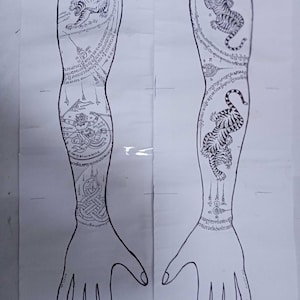 Sak Yant Tattoo Designs Inspired 2023 by Michel Tess - Etsy