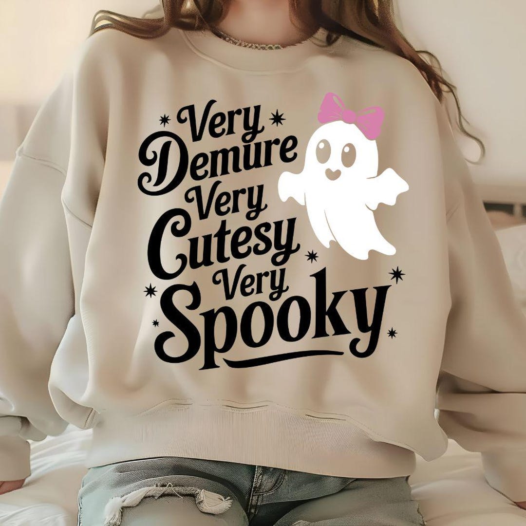Very Demure Very Cutesy Very Spooky Png, Spooky Demure Png, Very Demure ...