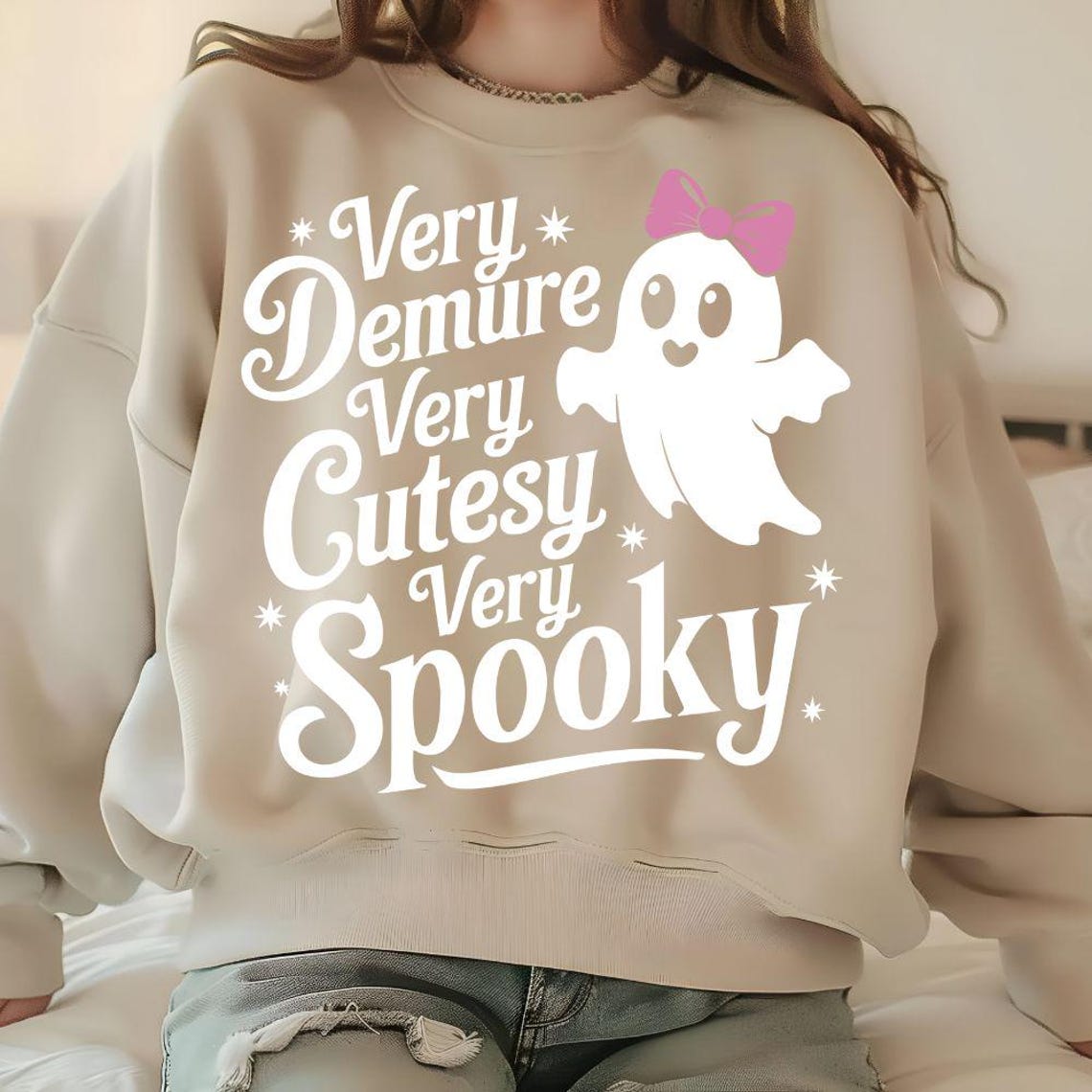 Very Demure Very Cutesy Very Spooky Png, Spooky Demure Png, Very Demure ...