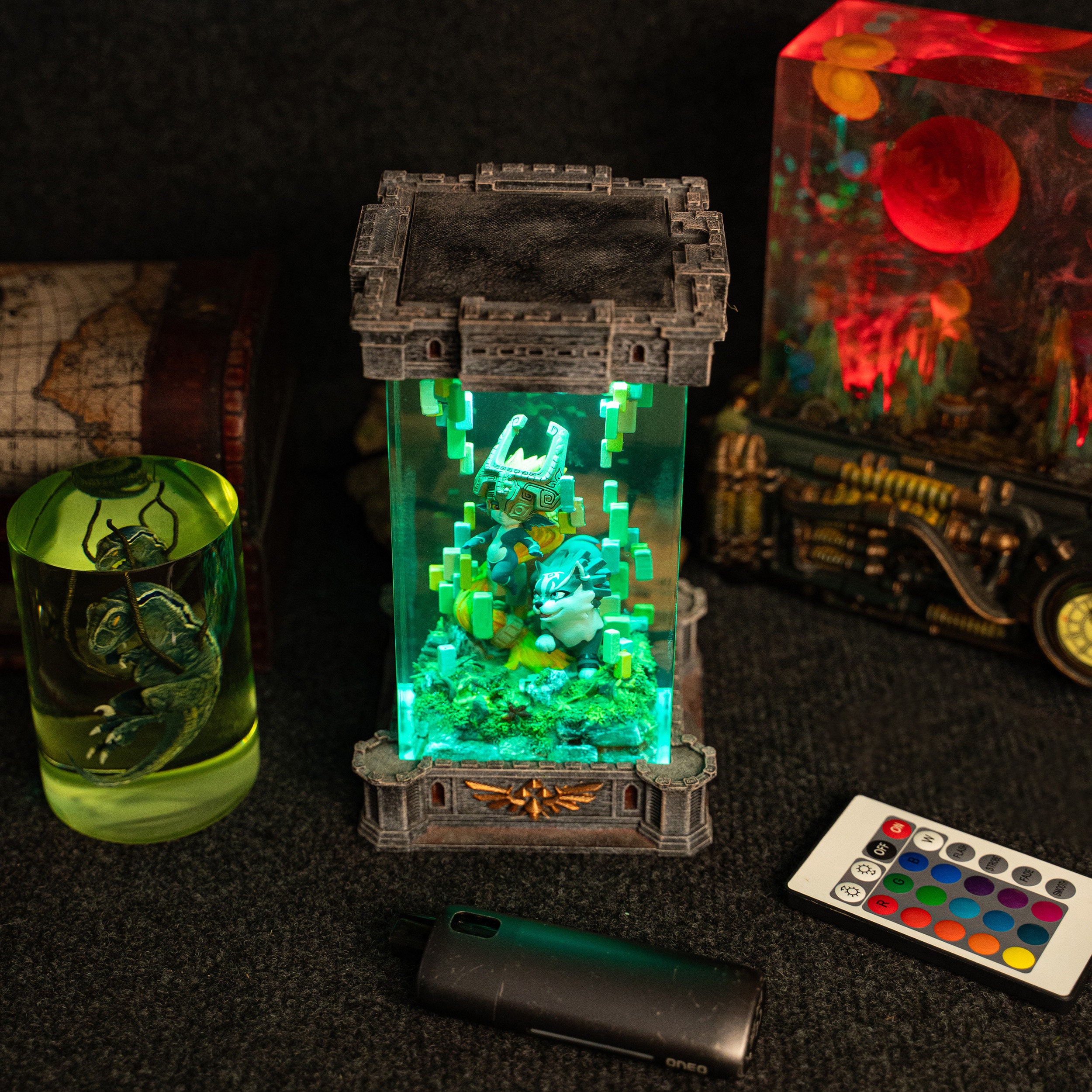 Midna Resin Lamp, Handmade Zelda Light Gift, Unique Zelda Gift for Room ...