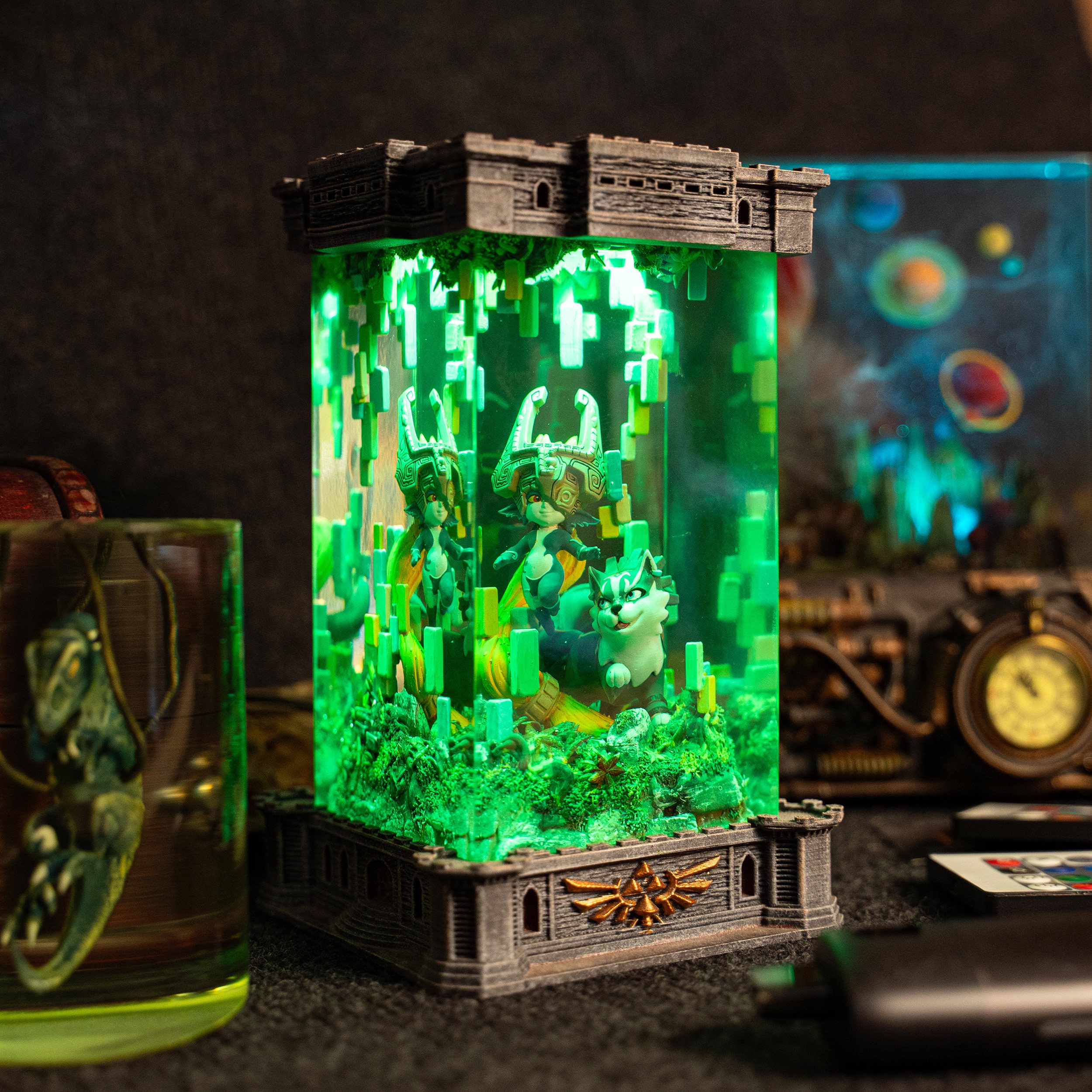 Midna Resin Lamp, Handmade Zelda Light Gift, Unique Zelda Gift for Room ...