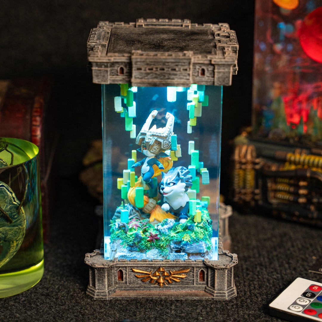 Midna Resin Lamp, Handmade Zelda Light Gift, Unique Zelda Gift for Room ...
