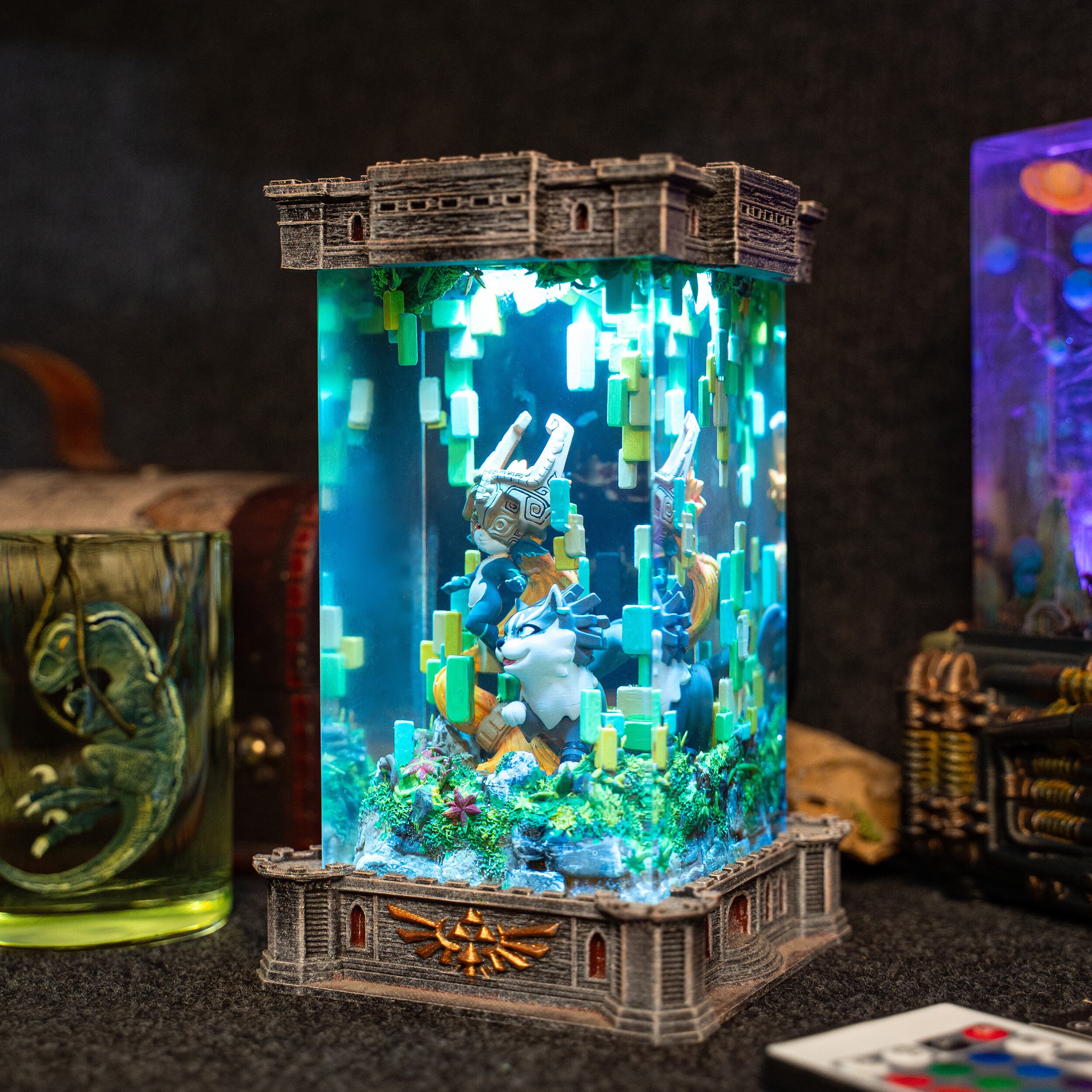 Midna Resin Lamp, Handmade Zelda Light Gift, Unique Zelda Gift for Room ...