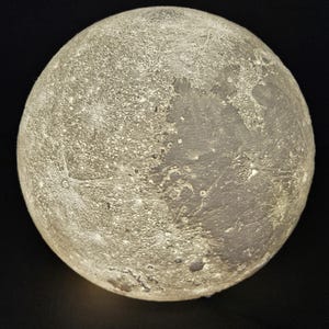 Large Moon Ceiling Light Cover 11.5 Inches (292mm) Globe Lithophane for ...