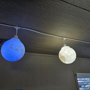 Moon Ceiling Light Cover 8 Inches (200mm) Globe Lithophane - Etsy