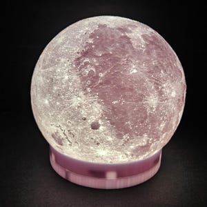 Large Moon Ceiling Light Cover 11 Inches (280mm) Globe Lithophane for 8 ...