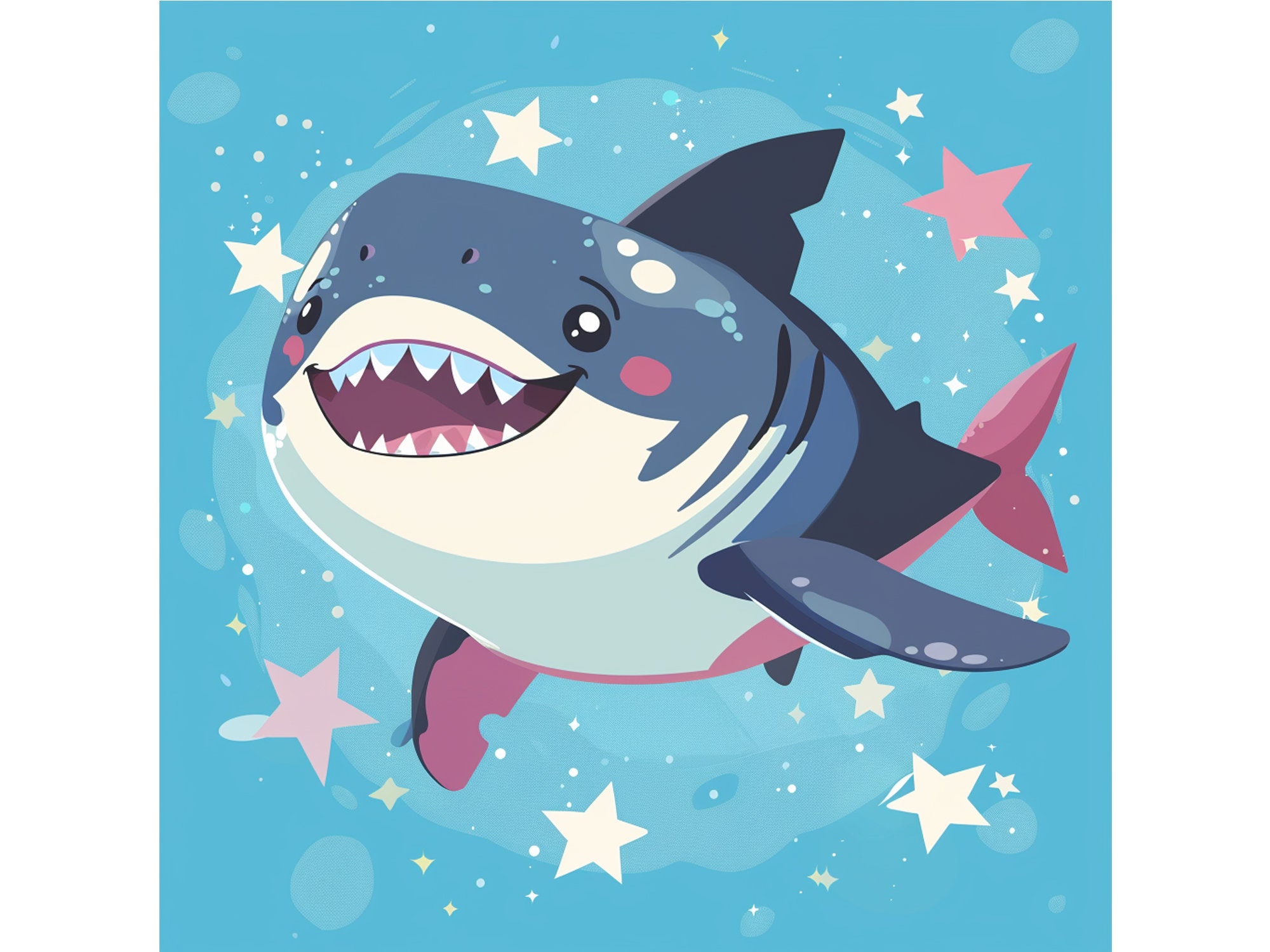 Watercolor Cute Shark Clipart, Shark PNG, Watercolor Sharks - Etsy